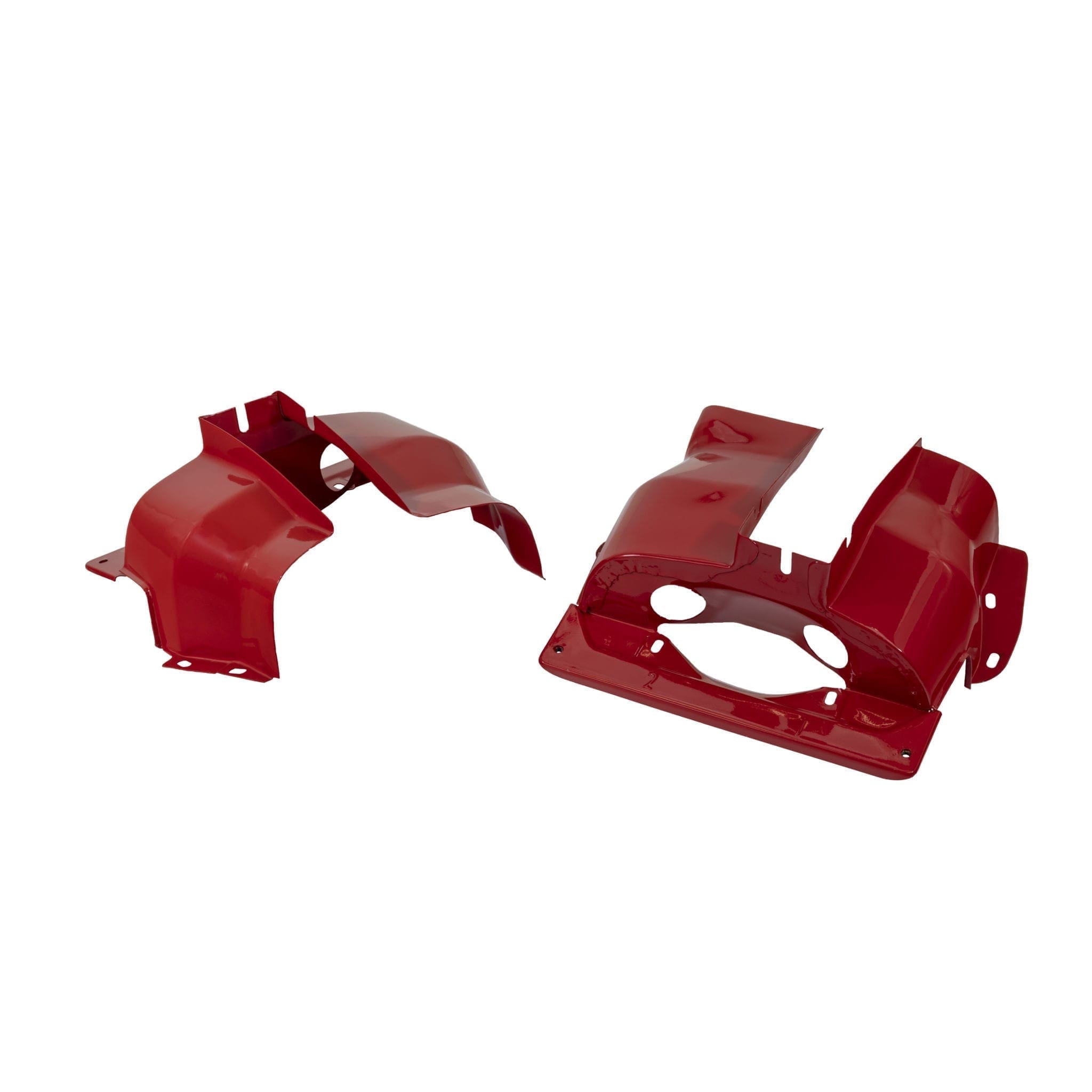 Cylinder Covers Dual-Port - Red Powder Coating - SCAT VW